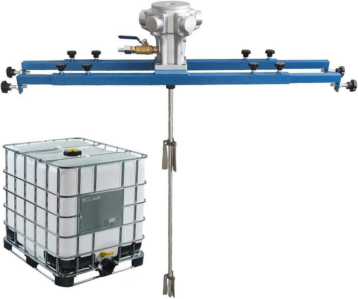 IBC Air Agitators, Pneumatic Agitator with Support Hanger, 1 Ton 1HP ...