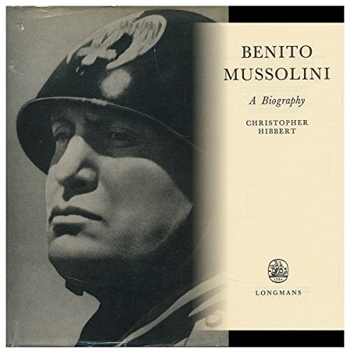 Benito Mussolini, a Biography: Books - Amazon.ca