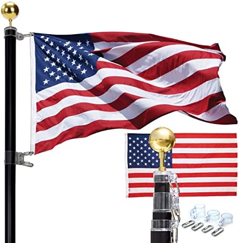 Amazon.com : Telepole Manufacturing Inc 20’ Superior 1 Telescoping Flag ...