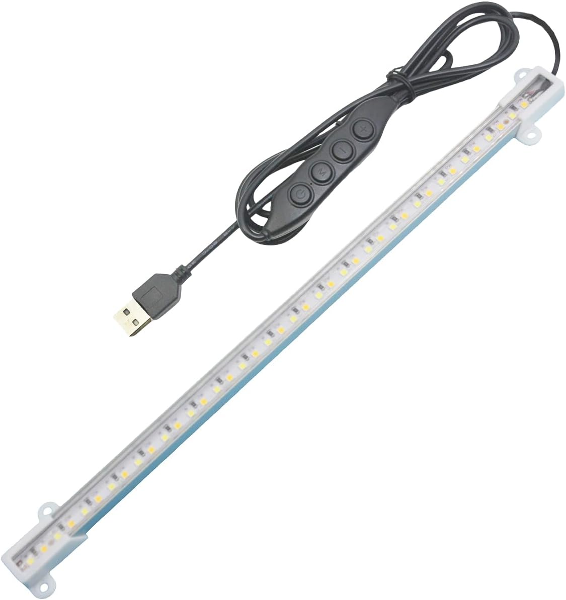 Amazon.co.jp: LED バーライト LED蛍光灯 棚下ライト 30CM 長寿命 5段階調光 3段階調色 昼光色 電球色 昼白色 省エネ 高辉度 マグネット 両面テープ 付き ...