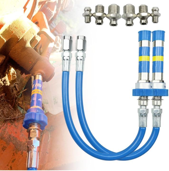 Amazon.com: HTOMT 11pcs Grease Gun Lubrication Accessory Kit,360 ...