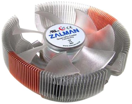 Zalman Copper Aluminum CPU Cooling Fan CNPS7500-ALCU LED : Amazon.in ...
