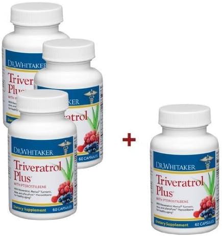 Amazon.com: Dr. Whitaker's Triveratrol Plus Anti-Aging Supplement, 240 ...