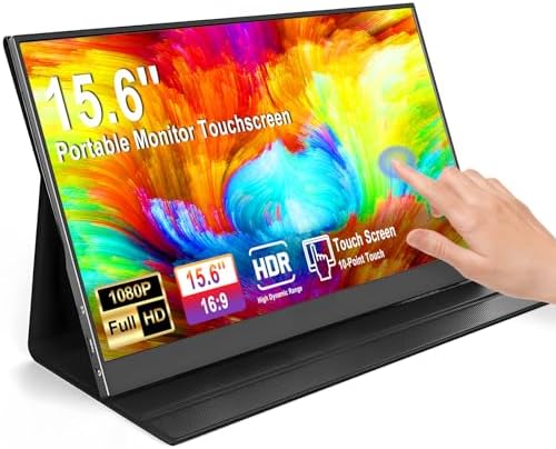 Amazon.com: Kenowa Touchscreen Portable Monitor 11.6inch IPS Laptop Monitor FHD 1366x768P ...