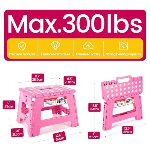 Snapklik.com : ACSTEP Acko 9 Inch Folding Step Stool - The Lightweight ...