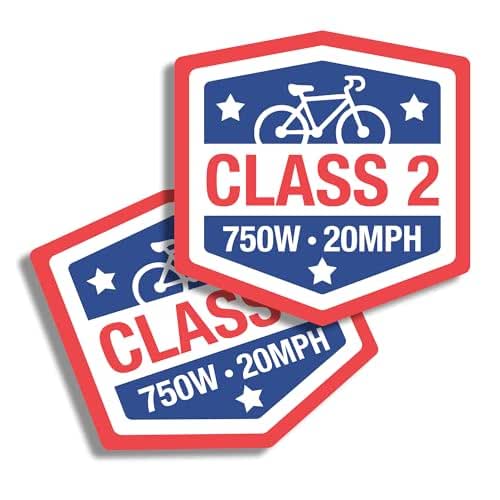Amazon.com: Ebike Sticker Decal (Class 1, 2, 3) – 250W, 350W, 500W ...