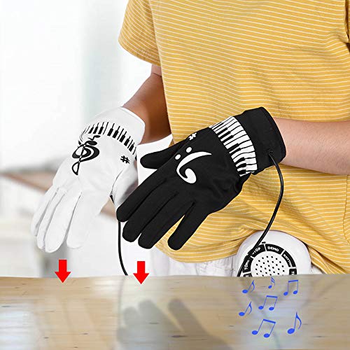 MAGT Piano Gloves, Electronic Hand Musical Fingertips Speaker Hand ...