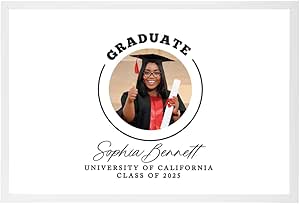 Amazon.com: Andaz Press 12x18-Inch Personalized Signature Frame ...