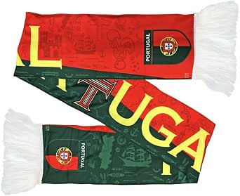 Portugal National Team Supporter Scarf Football Soccer World Cup ...