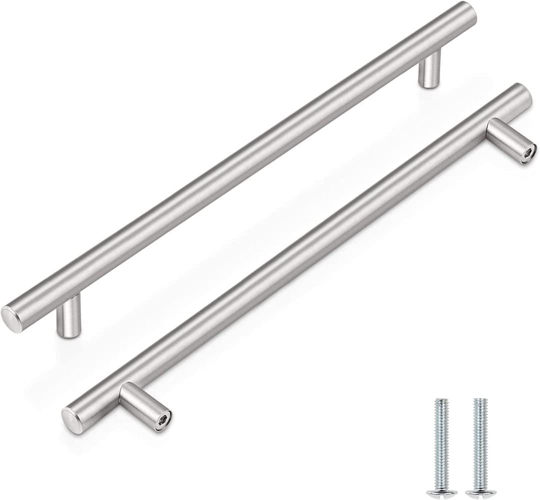 2 Pack Kitchen Cupboard Handles Stainless Steel Kitchen Door Handles ...
