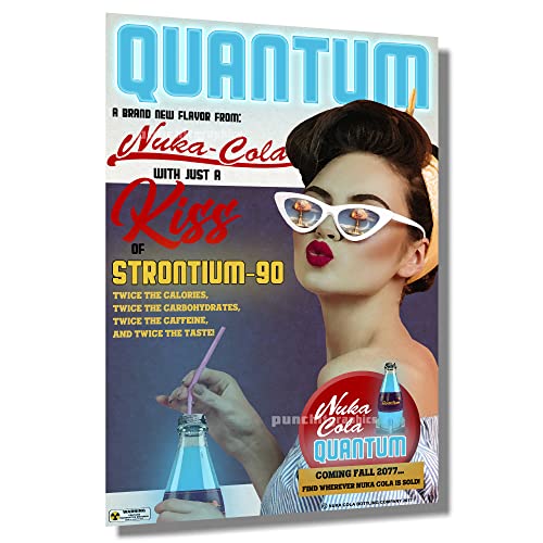 Amazon.com: Nuka Cola Quantum Pin-Up Advertisement 11x17 Print Wall Art ...