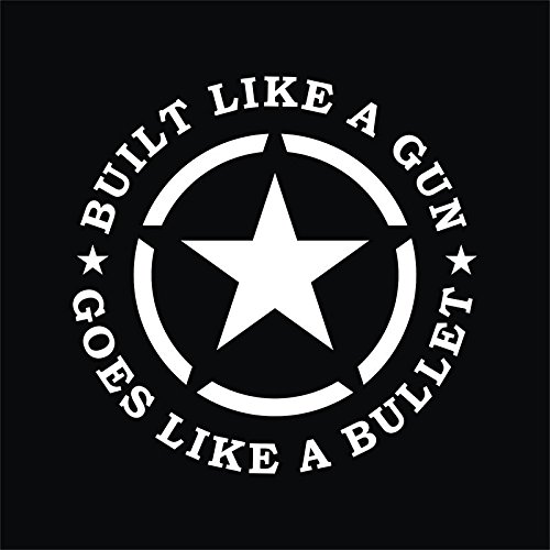 ARWY Bullet Gun Logo Bullet Sticker- Classic 350 Bike,Chaise,Rear,Sides ...
