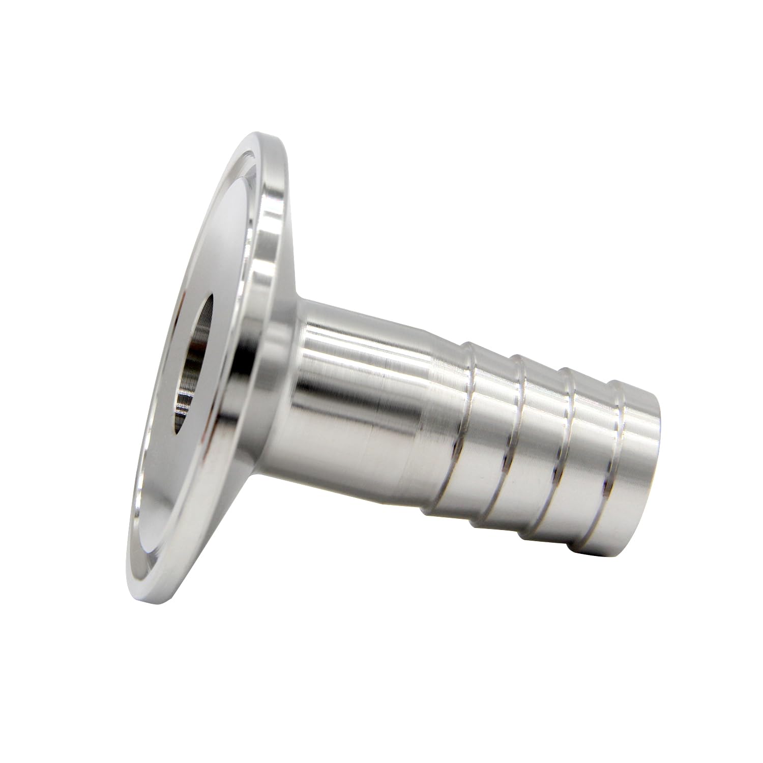 Snapklik.com : Fitvell Sanitary Fitting 1.5" Tri Clamp To 1" Hose Barb ...