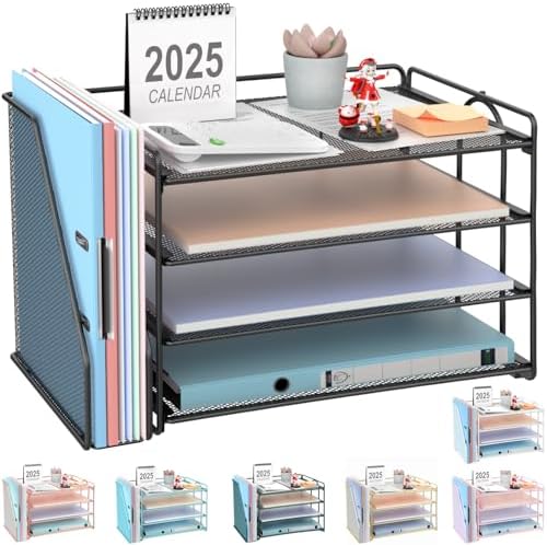 Amazon.com : Marbrasse Desk Organizers and Accessories, 5-Tier Paper ...
