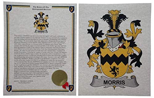 Amazon.com: Morris - Coat of Arms and Last Name History - 8.5x11 Print ...