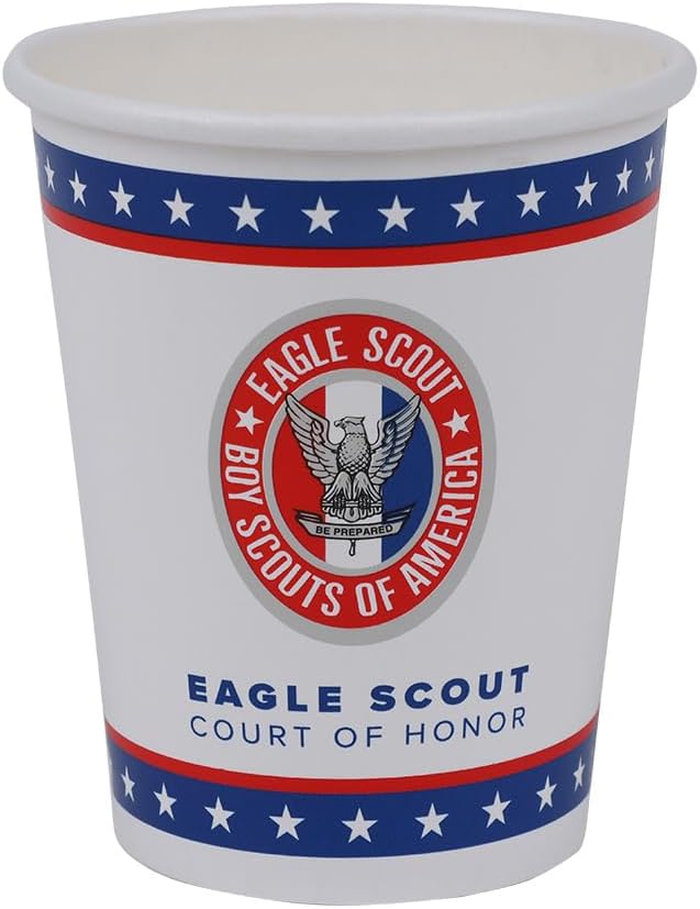 Amazon.com: Boy Scouts of America Eagle Scout Paper Disposable Cups, 50 ...