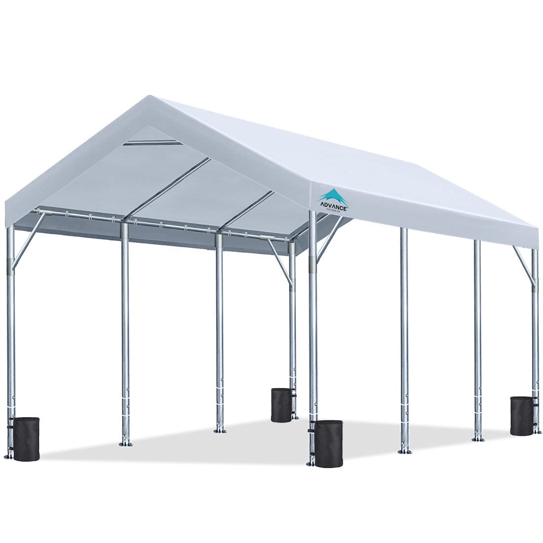 Buy ADVANCE OUTDOOR 12x20 Ft Heavy Duty Carport Car Canopy Garage Boat