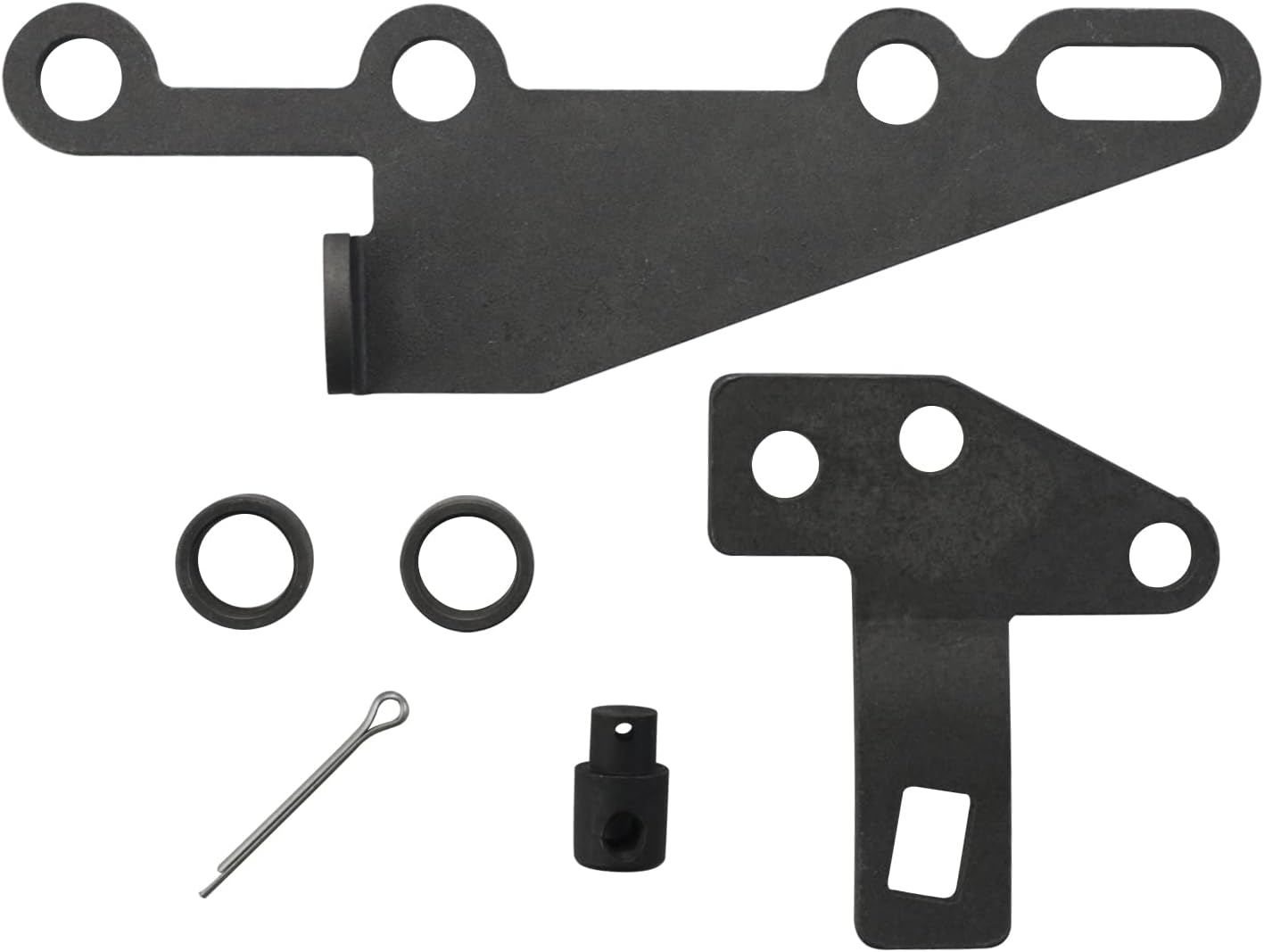 Amazon.com: KGGMGUG Bracket & Lever Kit Automatic Transmission Bracket 35498 Fits For GM Turbo ...