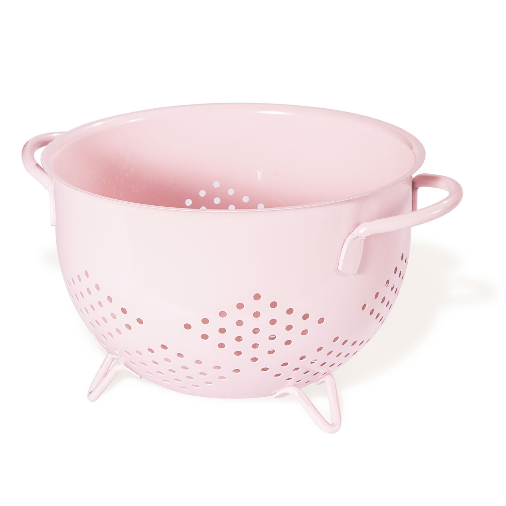 Amazon.com: Metal Colander 5 Quart Powder Coated Self-draining Metal ...