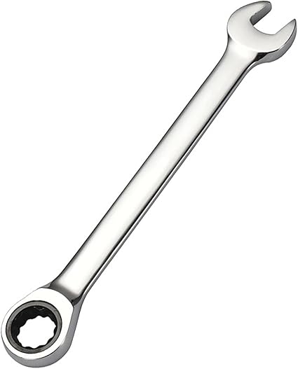 POWERTOOL Ratchet Spanner Open End & Ring Spanner Double Flat Head Gear ...