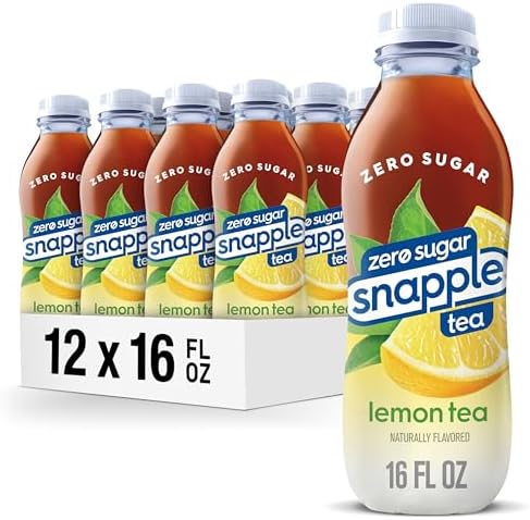 Amazon.com: Snapple Zero Sugar Lemon Iced Tea, 16 fl oz, Pack of 12