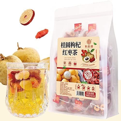 Amazon.com : Longan Red Date Rose Goji Flower Tea Combination 8.8 oz ...
