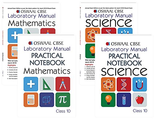 Oswaal CBSE Laboratory Manual Class 10 (Set of 2 Books ) Science and ...