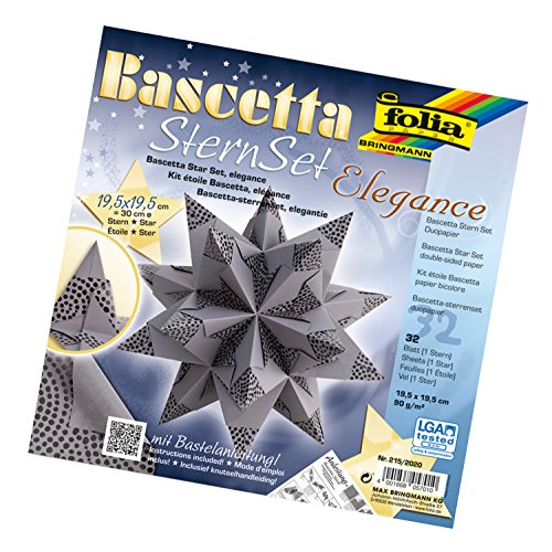 folia 836/3030Bascetta Star Handicraft set, blue, Card, charcoal, 19,5 ...