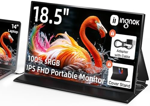 Amazon.com: WGK Portable 14 Inch FHD1200P Ultra-Slim Laptop Monitor ...