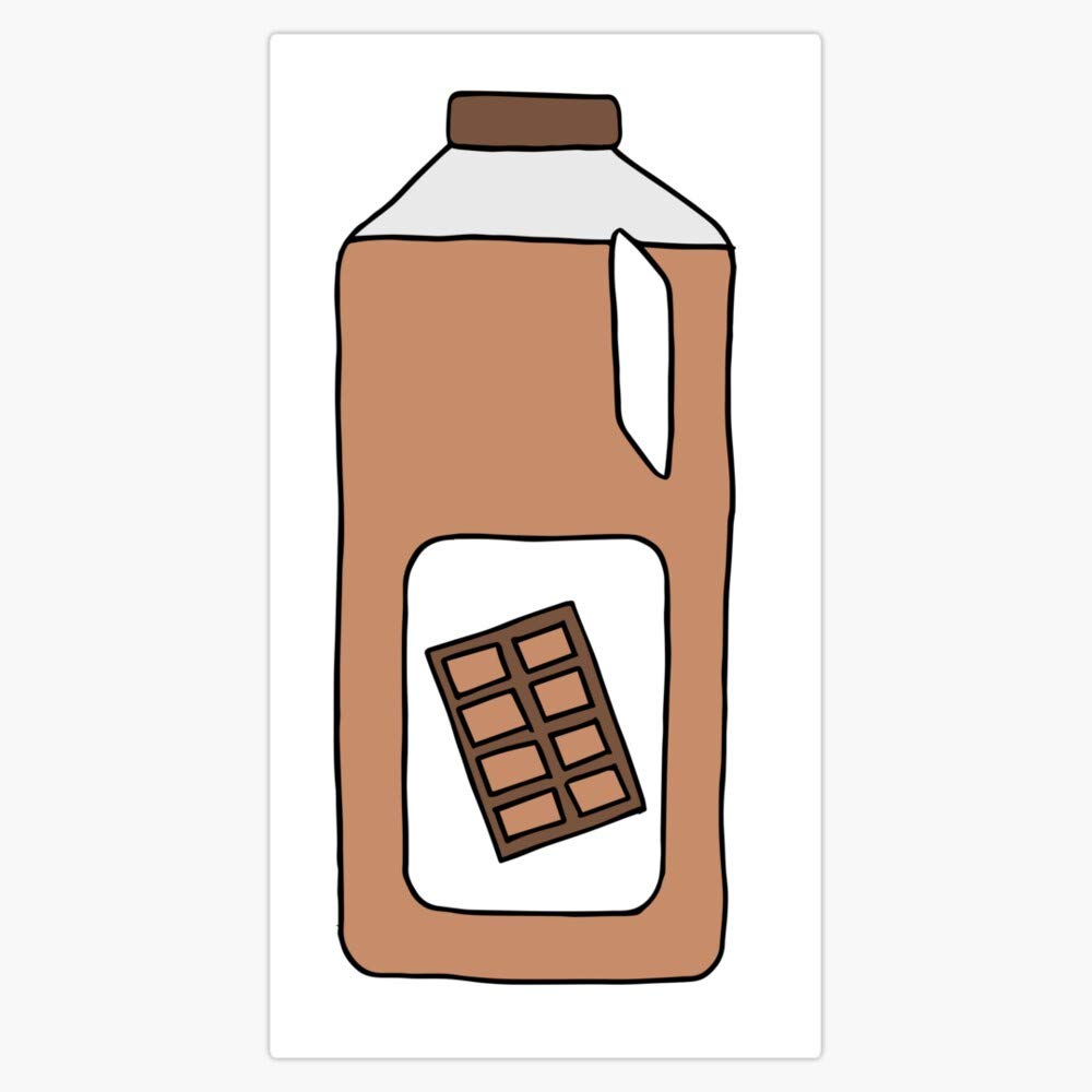 Amazon.com - Chocolate Milk Sticker Vinyl Bumper Sticker Decal ...