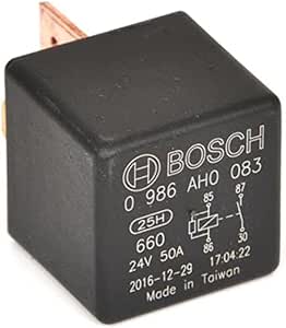 Bosch 0986AH0083 Power Relay 24V 30A, IP5K4, Operating Temperature from -40 Degree to 125 Degree ...