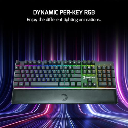 Snapklik.com : GAMEPOWER Ogre RGB Mechanical Gaming Keyboard
