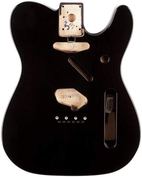 Amazon.com: Fender Deluxe Series Telecaster Body, Alder, Black ...