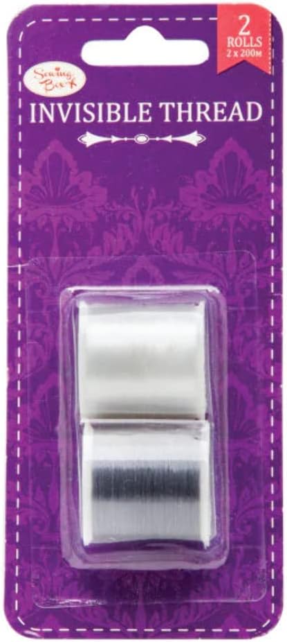 200m Clear Nylon Invisible Thread : Amazon.co.uk: Home & Kitchen
