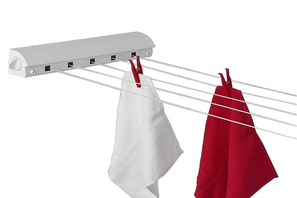 Primanova Geras Beyaz Çamaşır Askısı M-B23-01 : Amazon.com.tr: Ev ve Yaşam