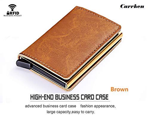 AEMA Carrken New Antitheft Men and Women Credit Debit Card Holder ...