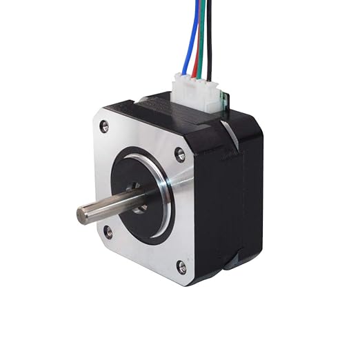 Stepperonline Nema 17 Stepper Motor 18 Nem 1.8° 0.7A 4 Wire 25mm Long ...