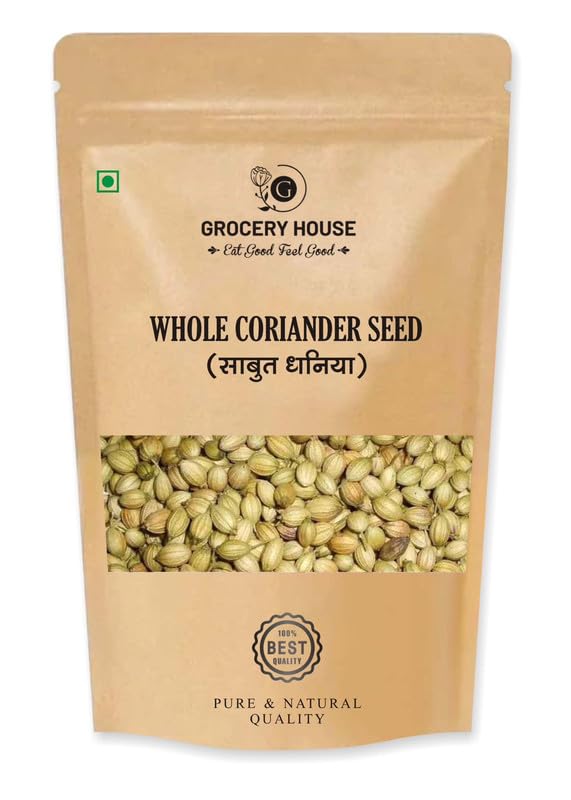 GROCERY HOUSE Coriander Seeds Whole | Dhaniya Seeds | Sabut Dhania ...