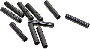 Amazon.com: 10pcs Black Leather Cord End Caps 2mm Bayonet Clasps for ...