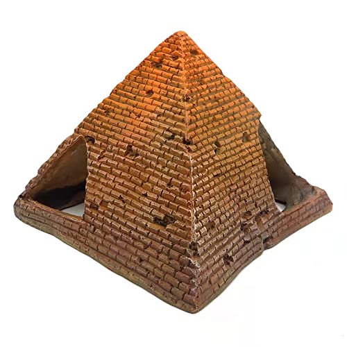 Snapklik.com : Large Pyramid Aquarium Landscaping Fish Hideout 5.5 Inch ...