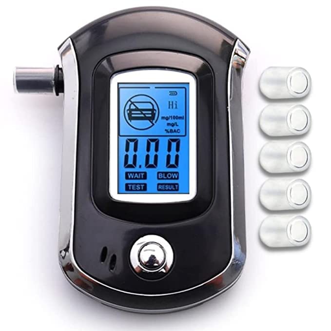 Digital Alcohol Tester, Professional Digital Breath Analyzer with ...