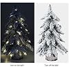 Amazon.com: 2 Pcs Prelit Tabletop Christmas Tree 18 Inch Artificial ...