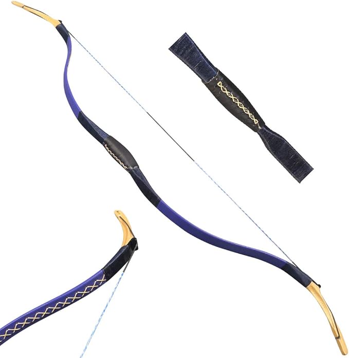 Traditioneller Langbogen Handgefertigt Recurvebogen Jagd Bogen 20-40lbs ...