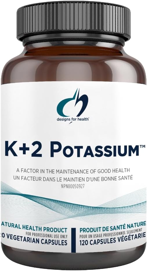 Designs for Health K+2 Potassium - 300mg Two Forms of Potassium ...