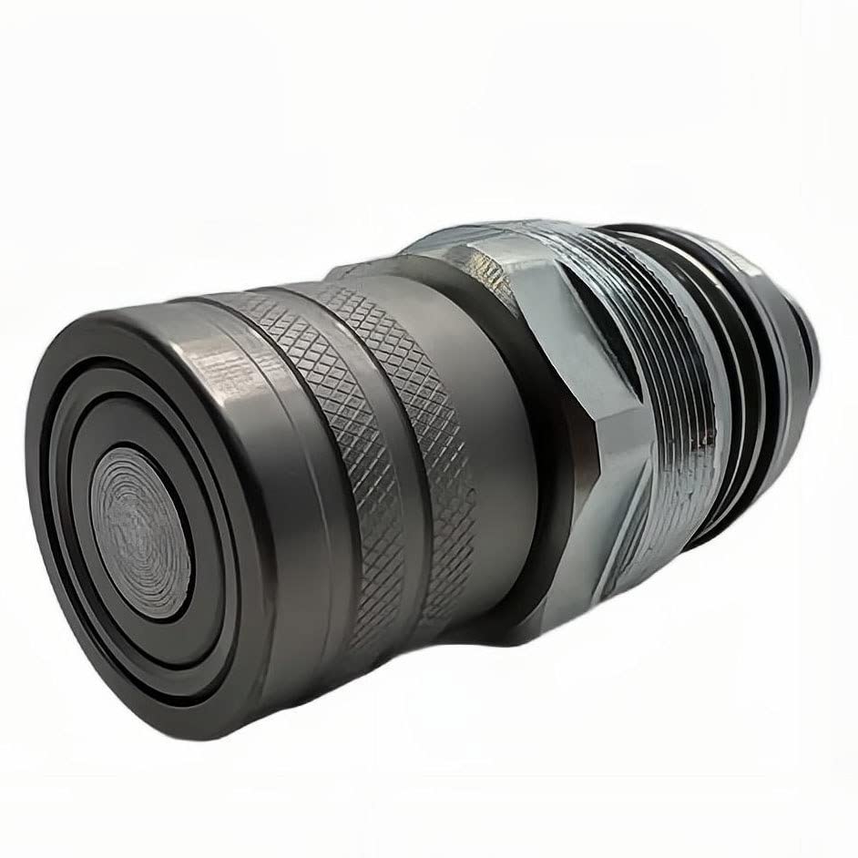 Snapklik.com : 46mm Hydraulic Flat Face Female Quick Coupler Skid Steer ...