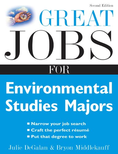 Great Jobs for Environmental Studies Majors (Great Jobs Series ...