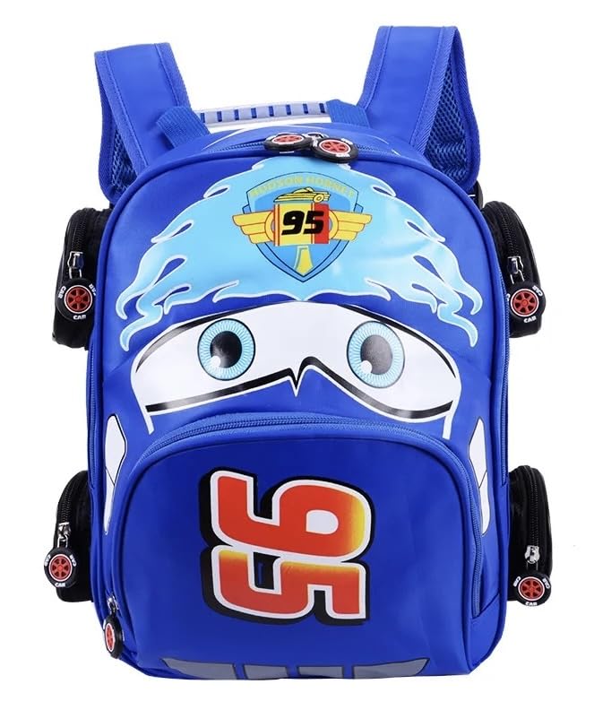 Buy ADSON Fashion Children School Bags Cartoon 95 CARS Kindergarten ...