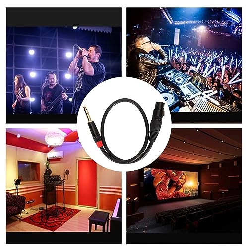 XLR Female To TRS Cable, Stable Connection Good Sound Quality 20 AWG ...