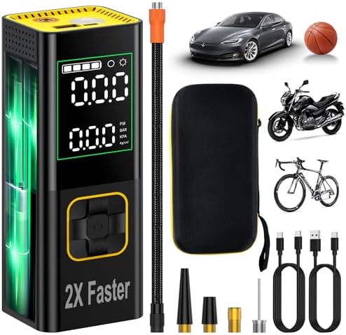Amazon.com: Fanttik X8 APEX EV Tire Inflator Portable Air Pump, 2X ...