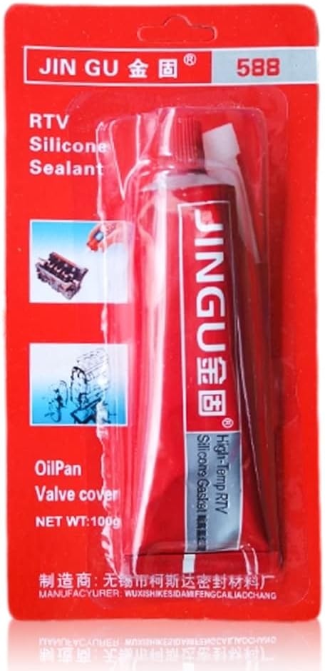 Seal - 100g Red Silicone Rubber Adhesive Sealant - Car Sealant ...